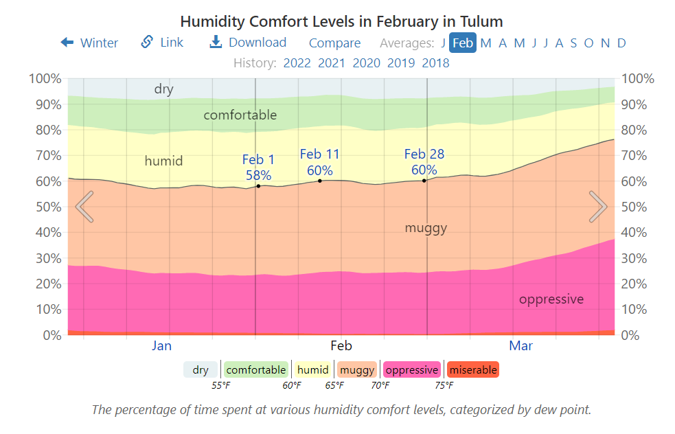 Visiting Tulum in February: weather, events and Things to do